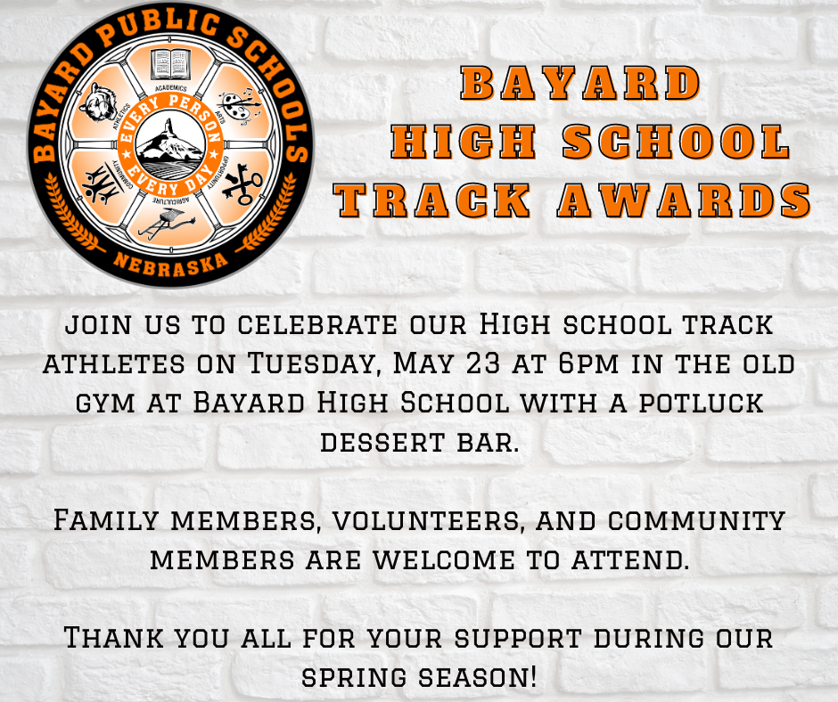 BAYARD SCHOOLS - High School Track Awards Celebration